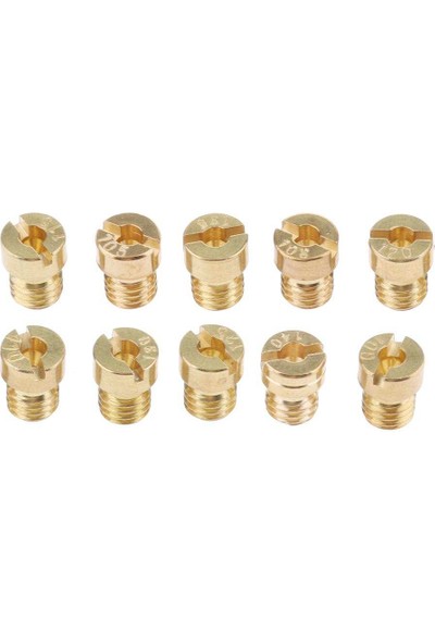 Gy 125CC-150CC Karbüratör Için 5mm Konu Motosiklet Ana Jet Seti 100-140 6 Gy 125CC-150CC Karbüratör Için 5mm Konu Motosiklet Ana Jet Seti 100-140 6
