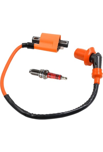 Yarış Ateşleme Bobin ve D8TC CG125 CG150 CG200 Motosiklet Için Buji Yarış Ateşleme Bobin ve D8TC CG125 CG150 CG200 Motosiklet Için Buji