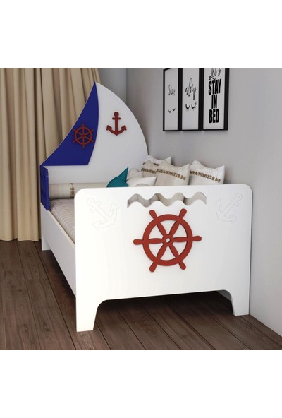 Akkurt Ahşap Gemici Cocuk Yatak Akkurt Ahşap Gemici Cocuk Yatak