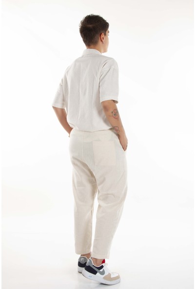 Marrakech Boyfriend Keten Pantolon