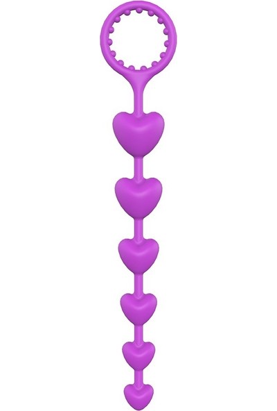 Lıly 23 cm Kalp Şekilli Anal Zevk Boncukları Lıly 23 cm Kalp Şekilli Anal Zevk Boncukları