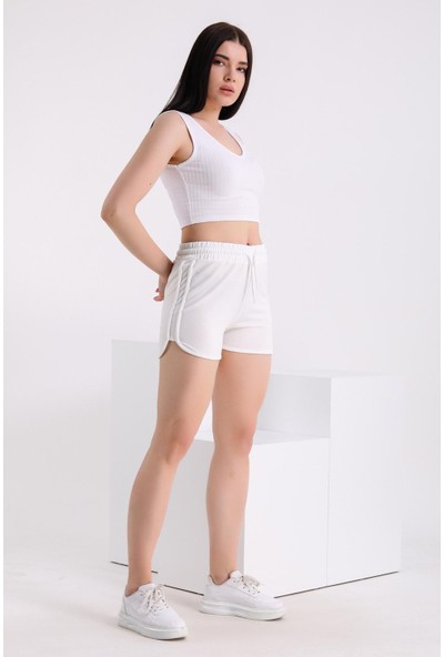 Rodi DS22YB149001 Kadın Yanı Şeritli Şort