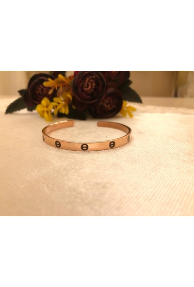 Saf Bakır Bileklik-Kartier Model--Her Bileğe Uygun-Geçmeli-Unisex- Saf Bakır Bileklik-Kartier Model--Her Bileğe Uygun-Geçmeli-Unisex-