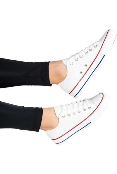 Bartrobel Kadın Erkek Kısa Keten Spor Ayakkabı