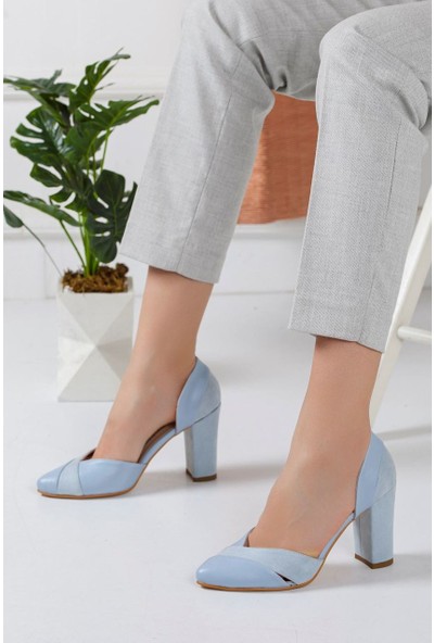 Hayalimdeki Ayakkabı Loretta Bebe Mavisi Topuklu Ayakkabı 36 Hayalimdeki Ayakkabı Loretta Bebe Mavisi Topuklu Ayakkabı 36