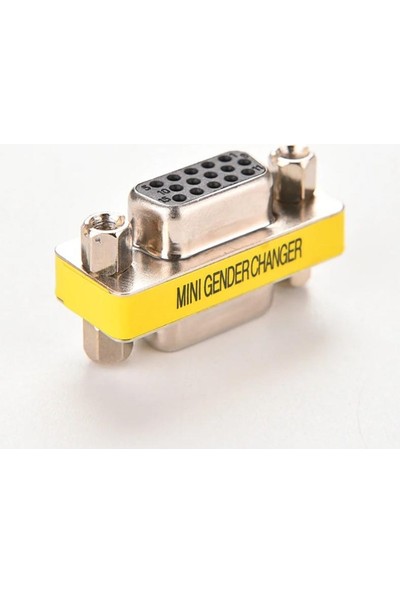 Feriot HD15 Vga-Vga Dişi-Dişi (F2F) 15 Pin Çevirici Ara Adaptör Feriot HD15 Vga-Vga Dişi-Dişi (F2F) 15 Pin Çevirici Ara Adaptör