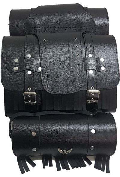 Motobisavm Mx-Armode AR33 Deri Çanta Chopper 3'lü Motobisavm Mx-Armode AR33 Deri Çanta Chopper 3'lü