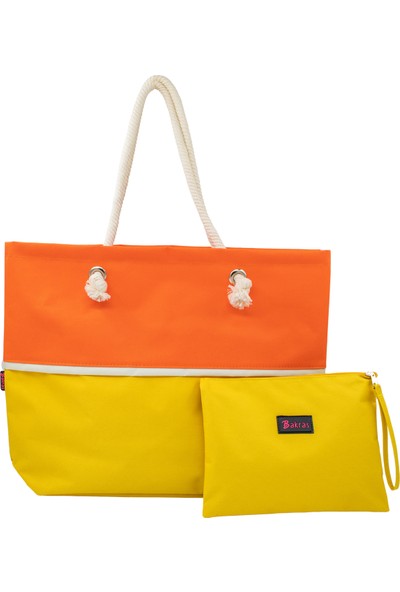 Bakras Plaj Çantası ve Portföy Ikili Takım