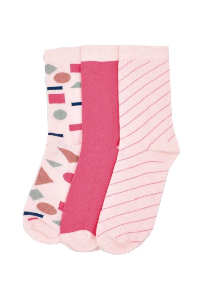 Lume Pink Dream 3'lü Çorap Seti