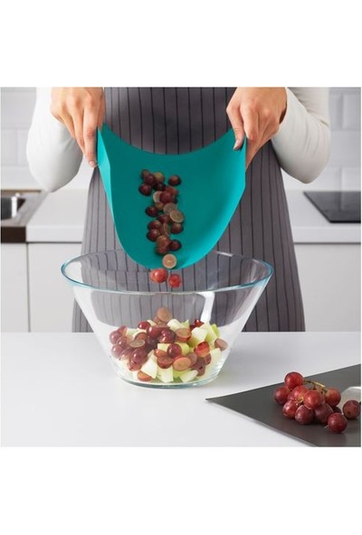 IKEA Fınfördela 2 Adet Kesme Tahtası Koyu Gri-Koyu Turkuaz