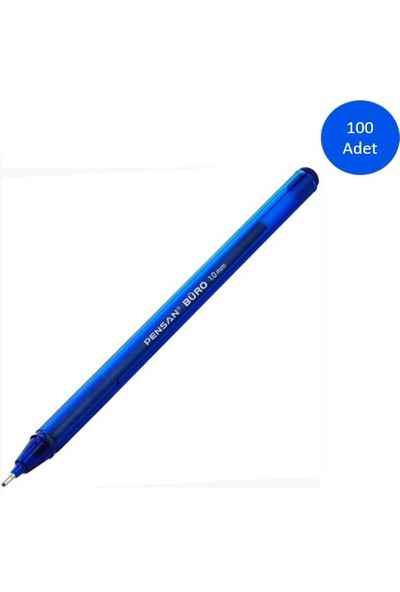 Pensan Büro Tükenmez Kalem 1mm 2270 Mavi 100'LÜ Pensan Büro Tükenmez Kalem 1mm 2270 Mavi 100'LÜ