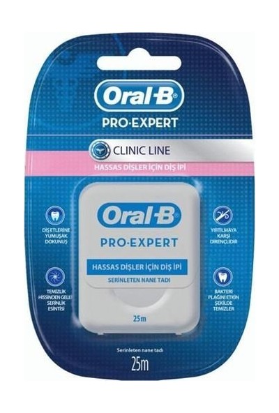 ORAL B DİŞ İPİ SENS FLOSS CLINIC 25M ORAL B DİŞ İPİ SENS FLOSS CLINIC 25M
