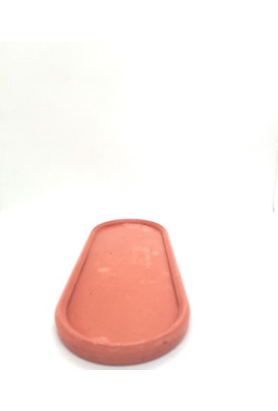 Hepsibi Doğal Yıkanabilir Boya Değildir Kiremit Rengi Oval Beton Tepsi-Sabunluk Yağlık Sunumluk 23,5 cm Tabak Hepsibi Doğal Yıkanabilir Boya Değildir Kiremit Rengi Oval Beton Tepsi-Sabunluk Yağlık Sunumluk 23,5 cm Tabak