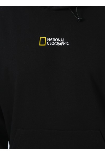National Geographic C-Center Kapüşonlu Regular Fit Baskılı Siyah Erkek Sweatshirt National Geographic C-Center Kapüşonlu Regular Fit Baskılı Siyah Erkek Sweatshirt