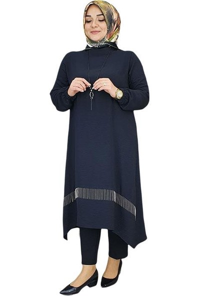 Pys Giyim Kadın Eteği Zincir Aksesuarlı Tesettür Tunik