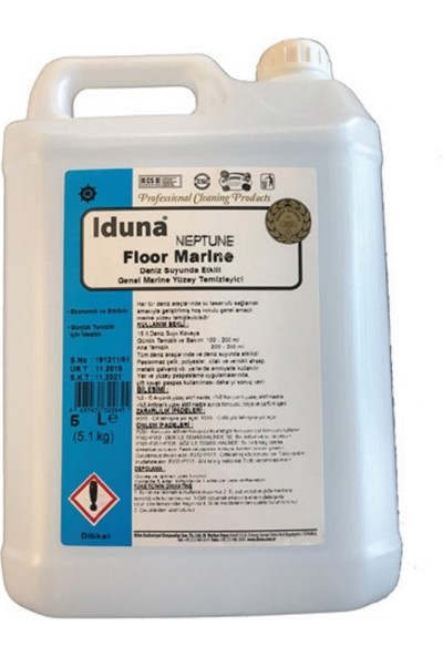 Iduna Çok Amaçlı Tekne Yüzey Şampuanı 5l