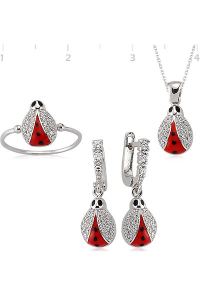 Gumush Gümüş Uğur Böceği Kadın Set