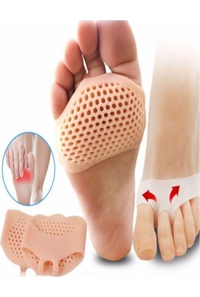 Orta Parmak Geçmeli Metatarsal Koruyucu Delikli Pad Koruyucu Önleyici