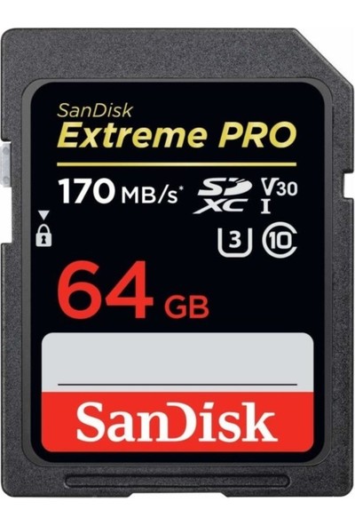 Sandisk Extreme Pro 64GB CLASS10 Sd Kart
