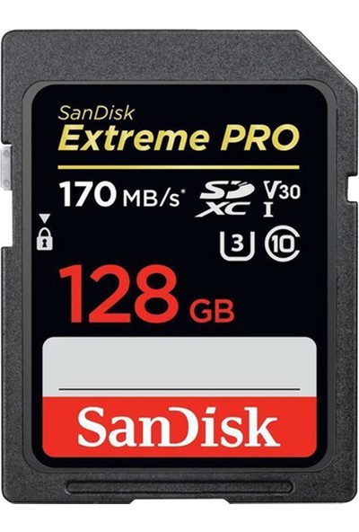 Sandisk 128GB Sd Kart 170MB/S Pro Sandisk 128GB Sd Kart 170MB/S Pro