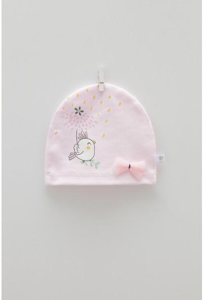 Caramell Sweet Bird Kuş Desenli Şapka