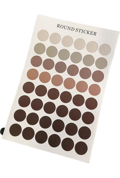 Morandi Yuvarlak Çıkartma