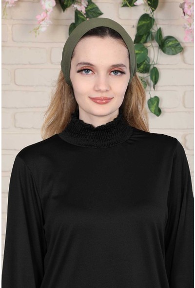 Hn Tekstil Bandana Saç Bandı Haki