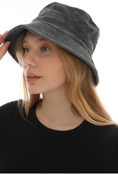 Elif İç Giyim Kadın Balıkçı Eskitme Kova Bucket Şapka Elif İç Giyim Kadın Balıkçı Eskitme Kova Bucket Şapka