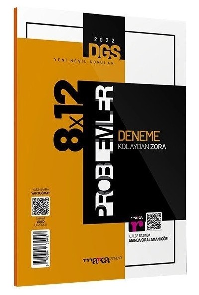 Marka Yayınları 2022 Dgs Yeni Nesil 8X12 Tamamı Video Çözümlü Pro Marka Yayınları 2022 Dgs Yeni Nesil 8X12 Tamamı Video Çözümlü Pro