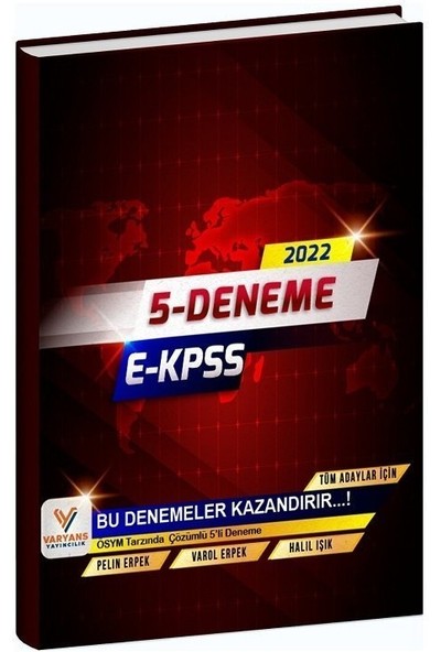 Varyans Yayınları 2022 Ekpss 5 Deneme Çözümlü