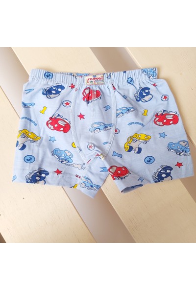 Ceylanoğlu Erkek Çocuk Desenli Boxer 6'lı