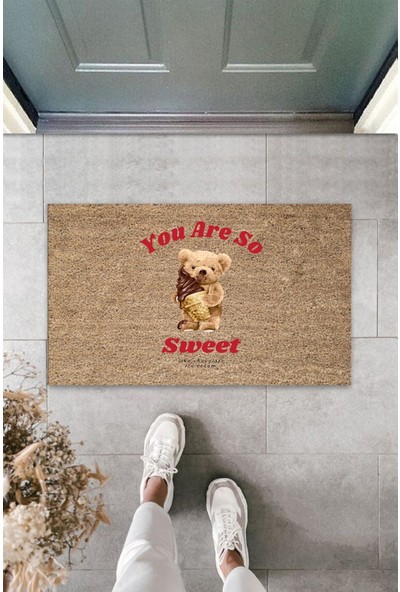 GeoMix Bej Kapı Önü Paspası You Are So Sweet Desen PS836 GeoMix Bej Kapı Önü Paspası You Are So Sweet Desen PS836