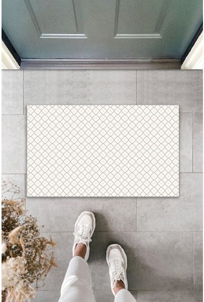 GeoMix Dekoratif Dijital Baskı Krem Motif Dış Mekan Paspas PS1150 GeoMix Dekoratif Dijital Baskı Krem Motif Dış Mekan Paspas PS1150