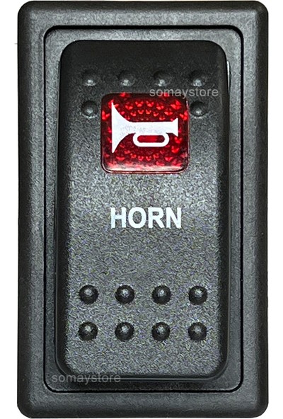 Goldsea Marine Goldsea Tekne Korna Butonu Yaylı Plastik Çerçeveli 12/24V 52X27MM Goldsea Marine Goldsea Tekne Korna Butonu Yaylı Plastik Çerçeveli 12/24V 52X27MM