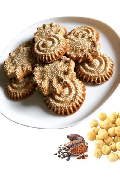 Hatay Yöresel Klasik Susamlı Kömbe – Fındıklı & Kakaolu 1000 gr Net Hatay Yöresel Klasik Susamlı Kömbe – Fındıklı & Kakaolu 1000 gr Net