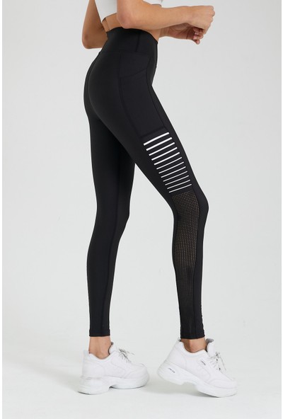Jineps Yüksek Bel Toparlayıcı Tayt Siyah Renk 00694
