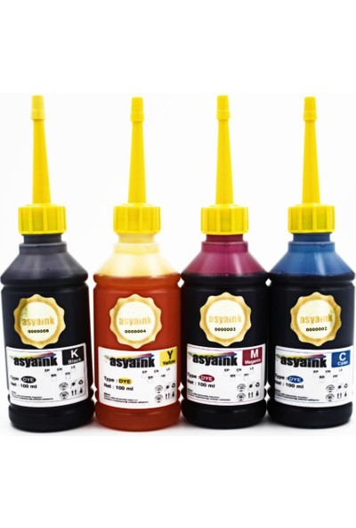 Asyaink Epson Muadil L800-L565-L550-L355 Uyumlu Mürekkep Seti 4X250ML Asyaink Epson Muadil L800-L565-L550-L355 Uyumlu Mürekkep Seti 4X250ML