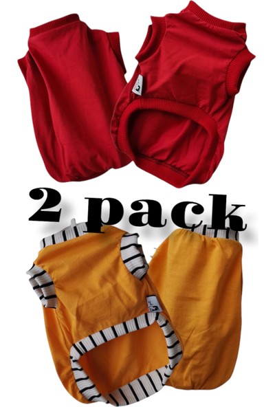 Ikili Kedi ve Köpek Tshirt Set