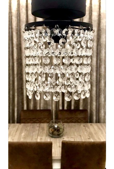 Alchemilla Avize/ Kristal Yuvarlak Taşlı Avize