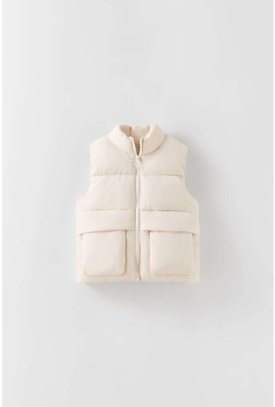 Magu Çocuk Ekru Şişme Yelek