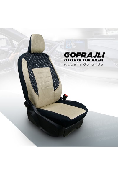 Modern Garaj Daewoo Nexia Gofrajlı Oto Koltuk Logolu Kılıfı Seti Modern Garaj Daewoo Nexia Gofrajlı Oto Koltuk Logolu Kılıfı Seti