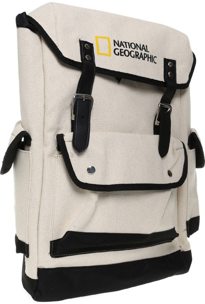 National Geographic Ekru Sırt Çantası - AMAZON-BACK