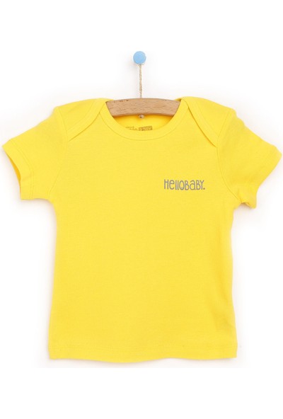 Hello Baby Hellobaby Basic Unisex Ribana Tshirt Hello Baby Hellobaby Basic Unisex Ribana Tshirt