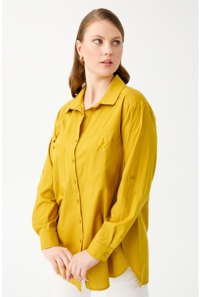 Ekol Polo Yaka Düğmeli Tunik