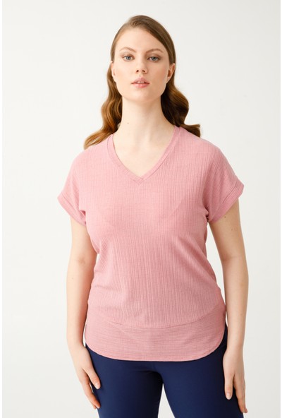 On V Yaka Düşük Bluz