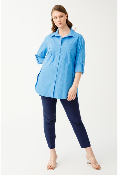 Ekol Polo Yaka Düğmeli Tunik