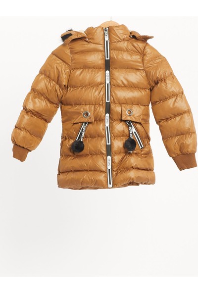 NeskaAvm Kapşonlu Içi Yünlü Şişme Kaban