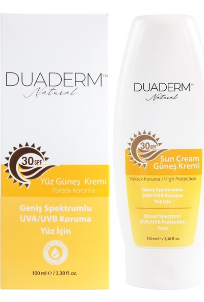 Duaderm Besleyici Yüz Güneş Kremi 30 Spf 100ml