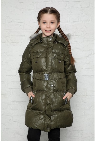 NeskaAvm Içi Polar Kapşonlu Şişme Kaban NeskaAvm Içi Polar Kapşonlu Şişme Kaban