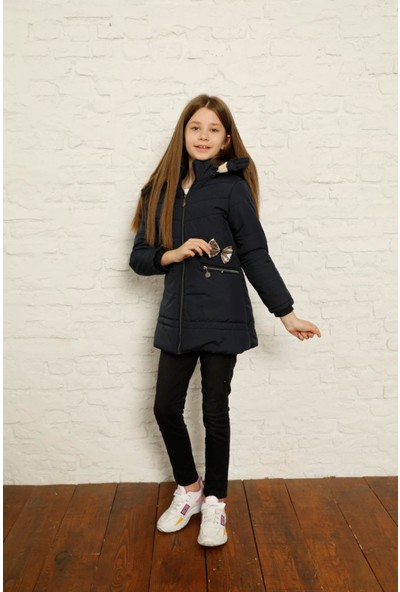 NeskaAvm Kapşonlu Içi Yünlü Şişme Mont